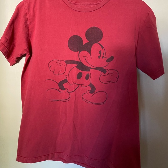 Disney | Tops | Disney Red T Shirt With Mickey Mouse | Poshmark